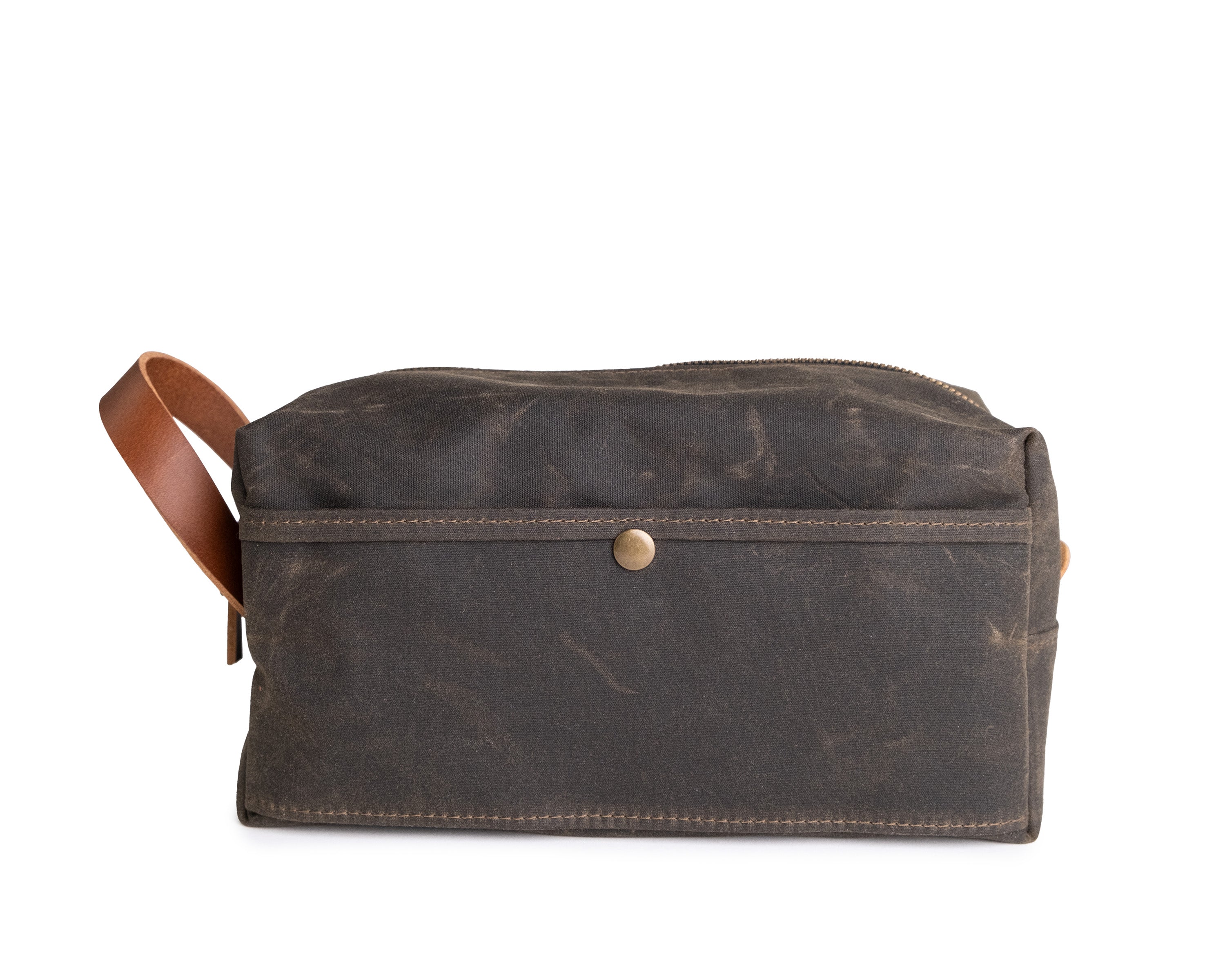 Extra Large Waxed Canvas Dopp Kit - Maiook